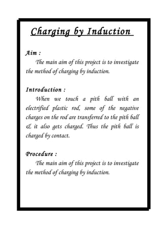Charging by induction | DOC
