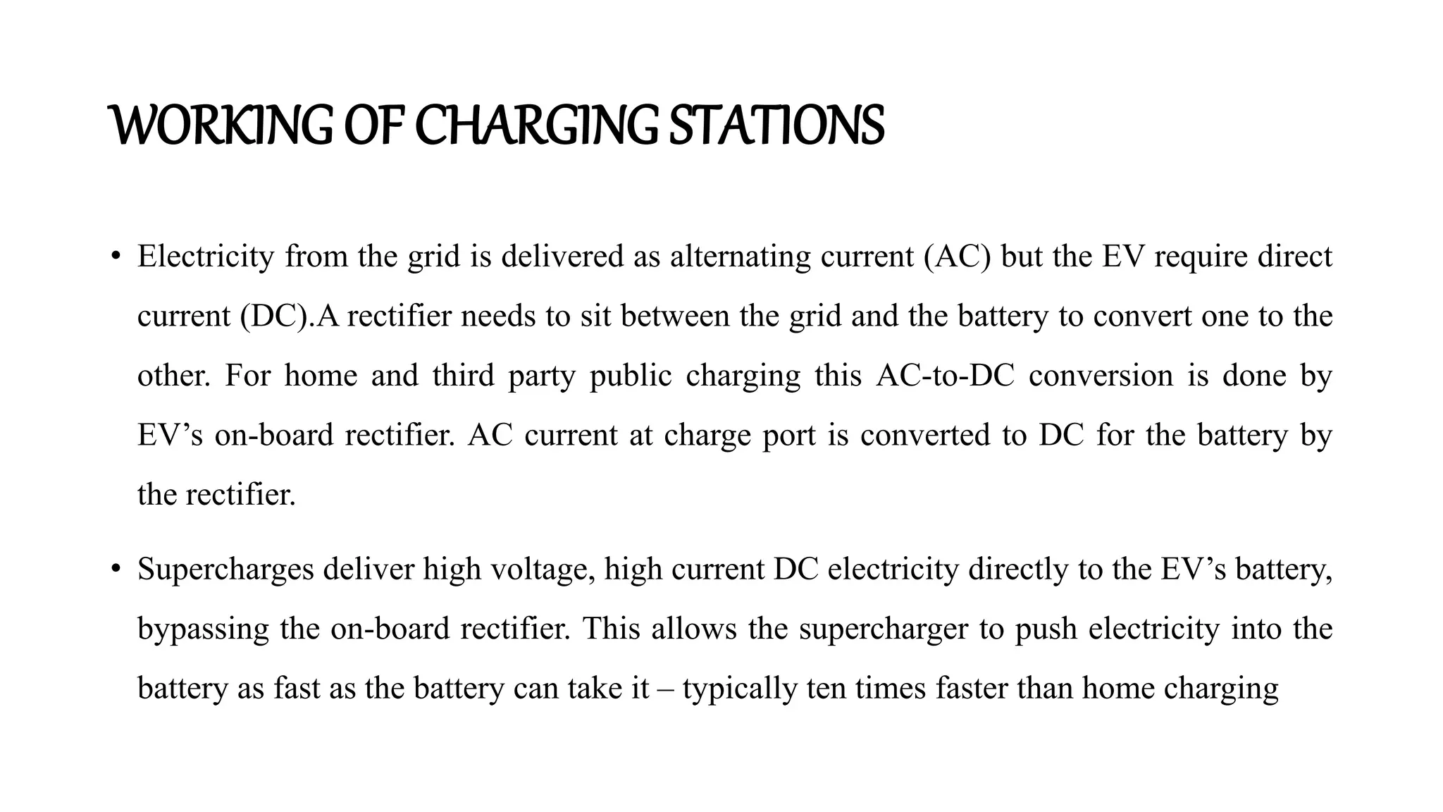 Charging in electric vehicles(ev) | PPTX