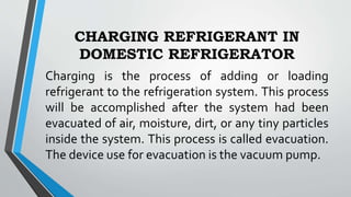 CHARGING OF REFRIGERANT.pptx
