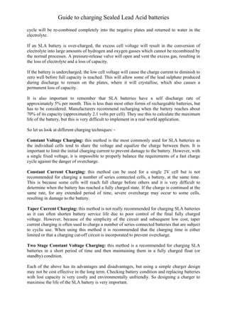 Charging sealed lead_acid_batteries | PDF