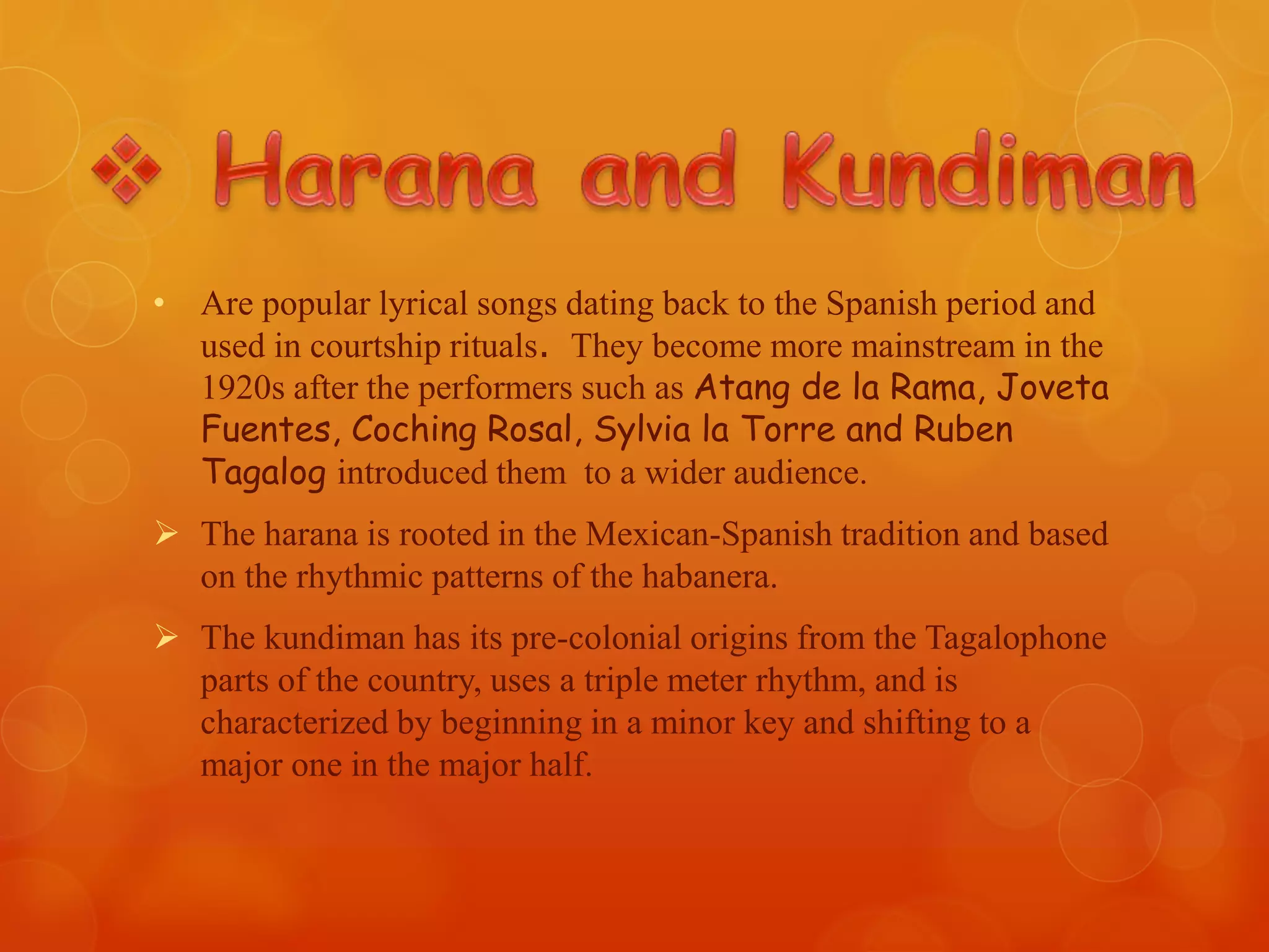 Forms and Styles of Philippine Music | PPTX