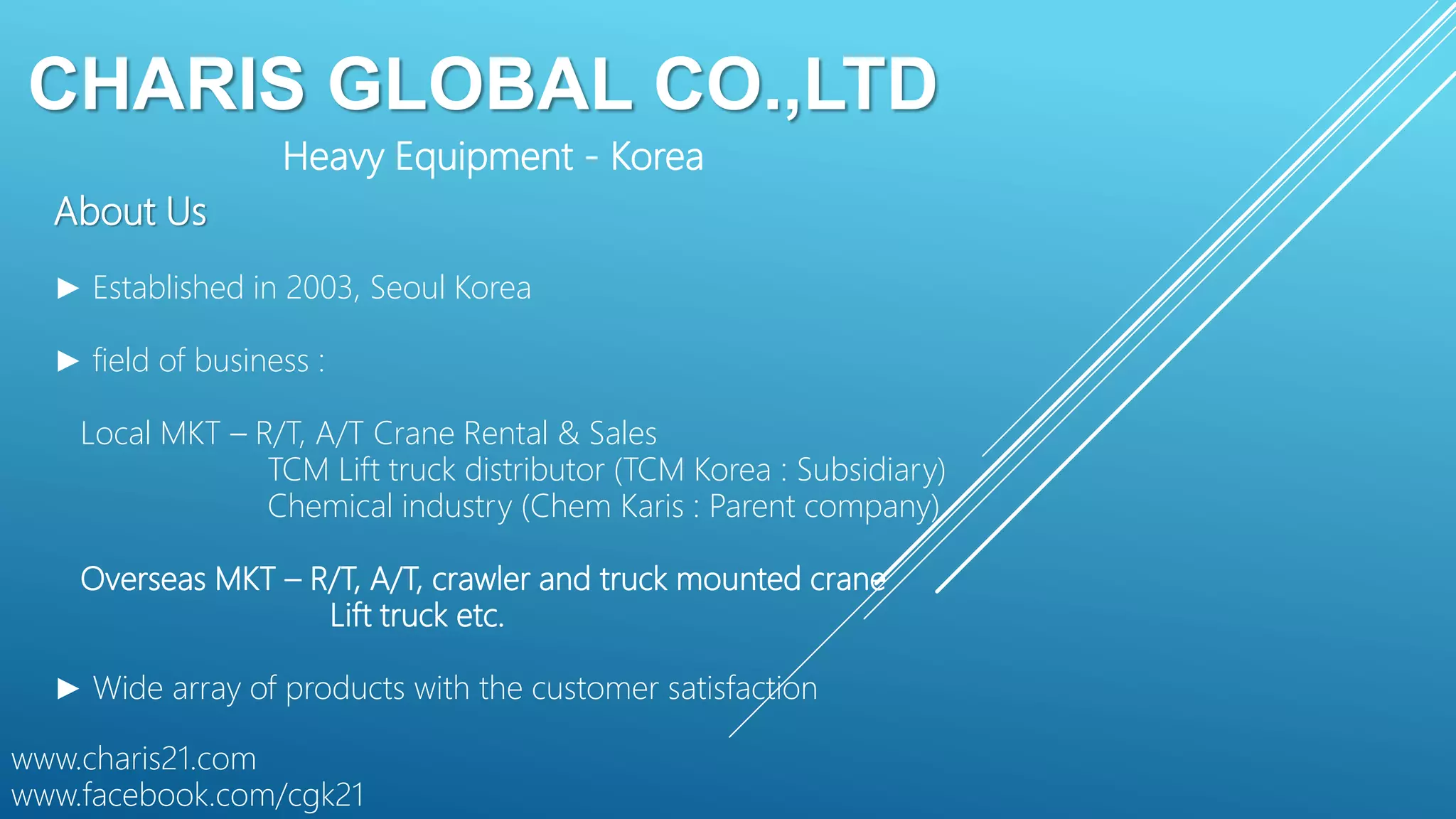 CHARIS GLOBAL | PPT