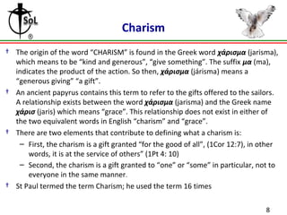 Charism 6 12-13 | PPT