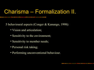 Charisma | PPT