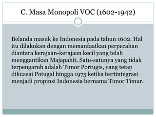 Charisma 11140935 sejarah perekonomian indonesia 1 | PPT