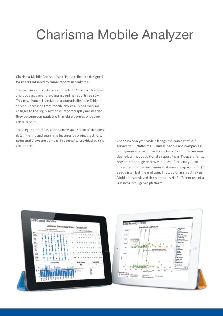 Charisma Analyzer - Business Intelligence Software