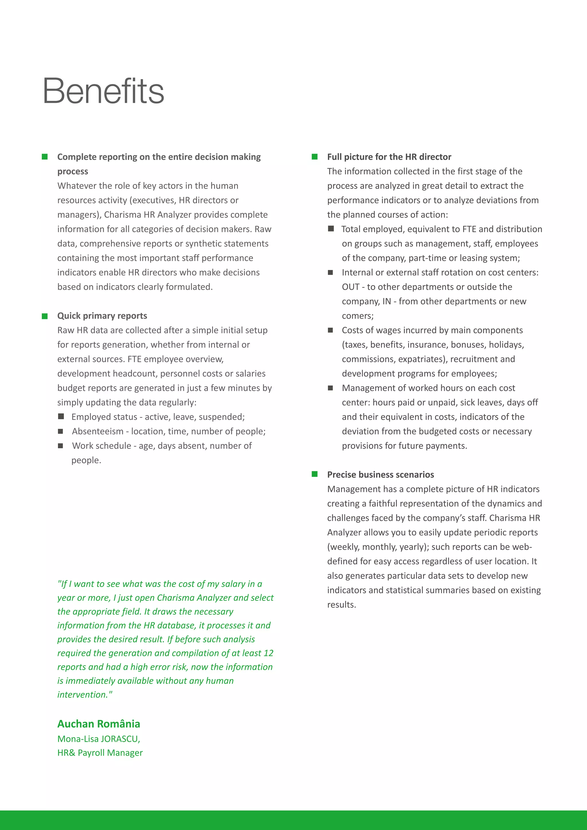 Charisma HR Analyzer | PDF