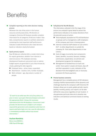 Charisma HR Analyzer | PDF | Human Resources | Business