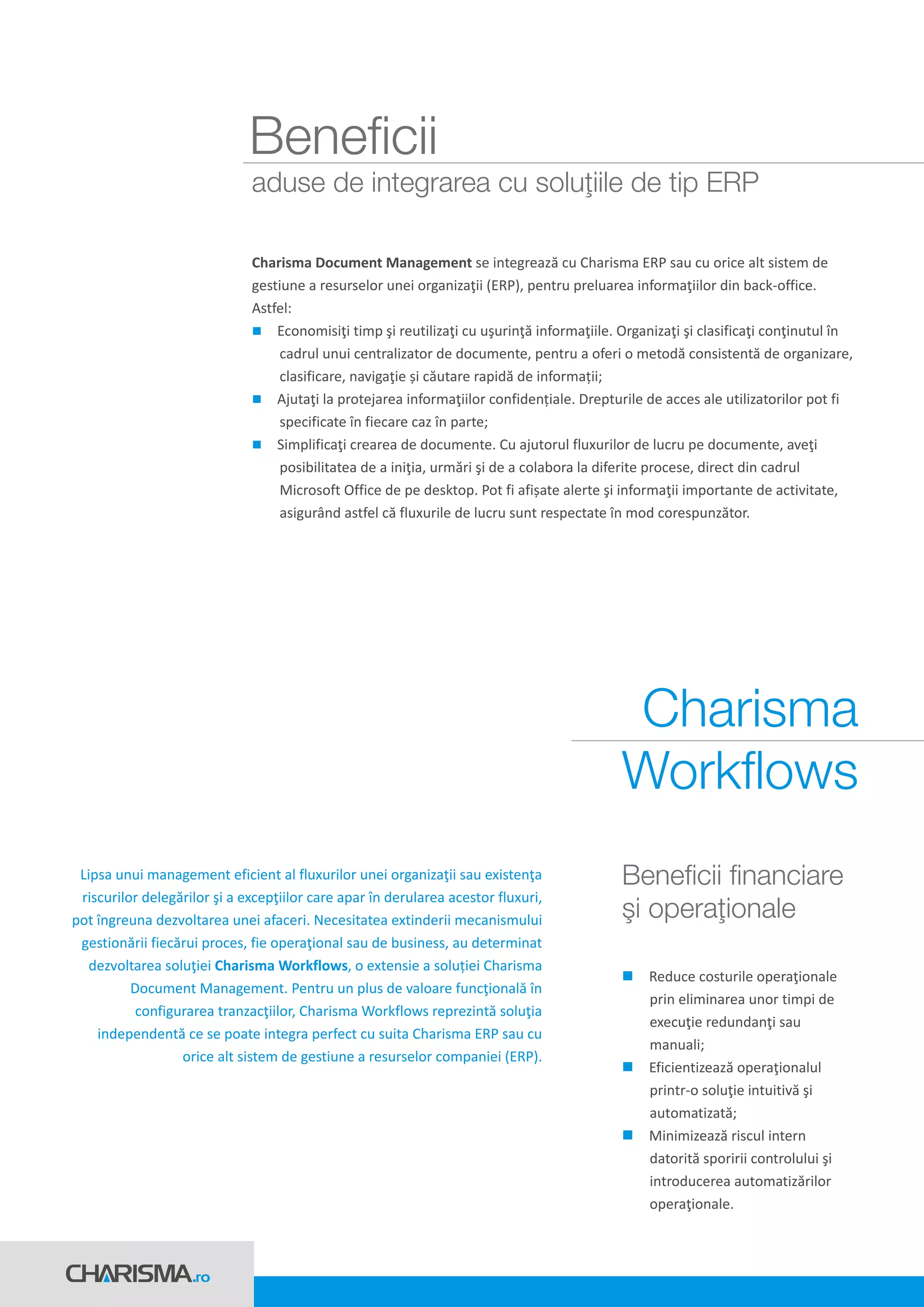 Charisma Document Management | PDF