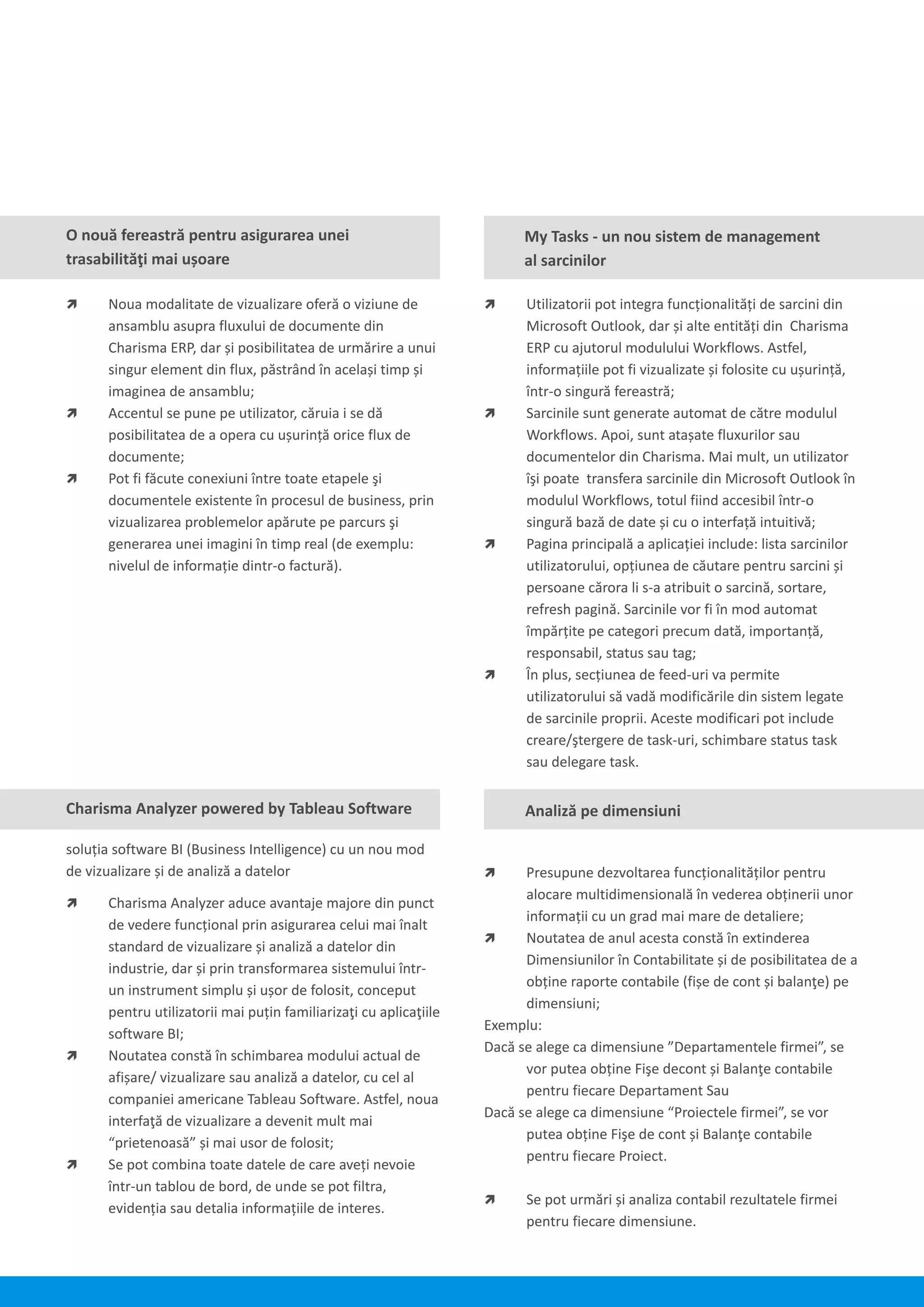 Charisma ERP noi dezvoltari 2011 | PDF