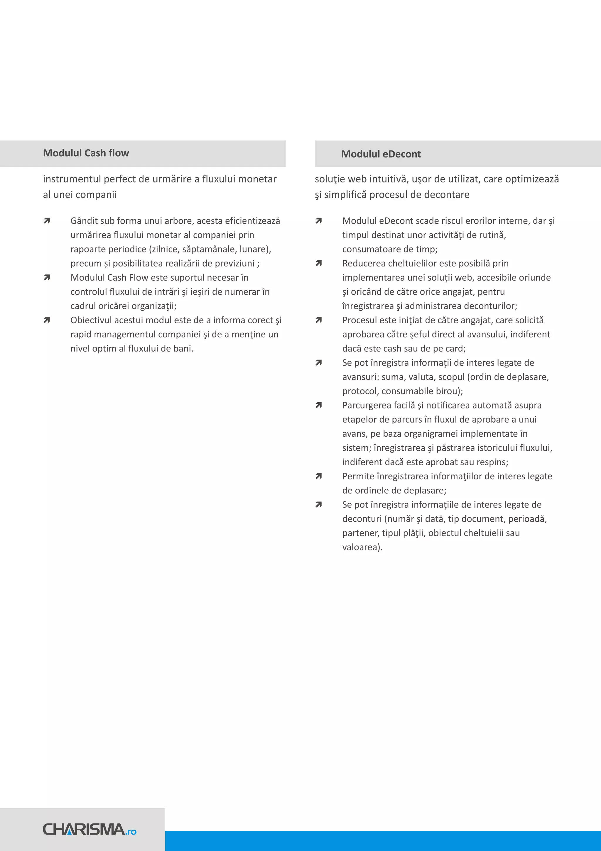 Charisma ERP noi dezvoltari 2011 | PDF