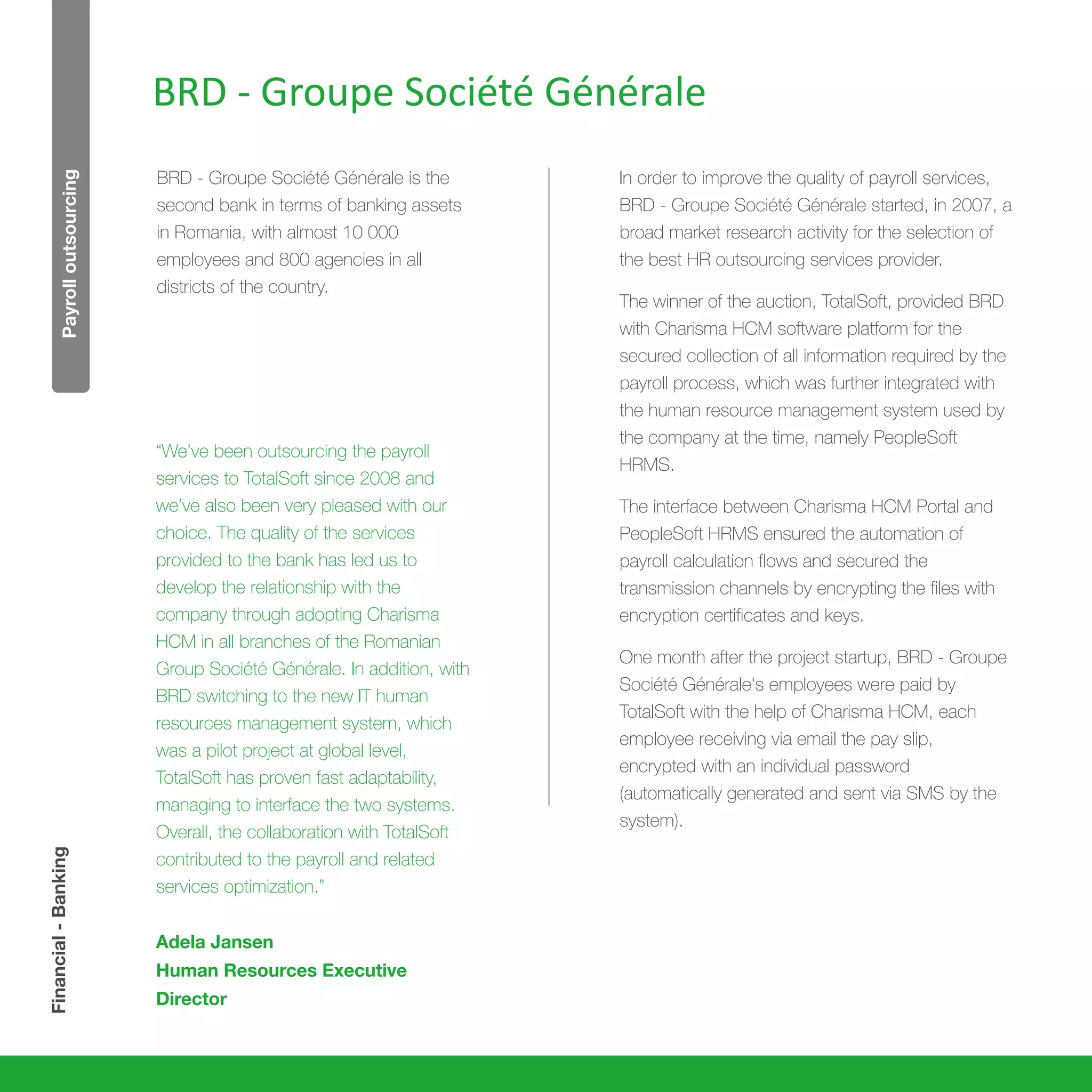 Charisma HCM Success Stories | PDF