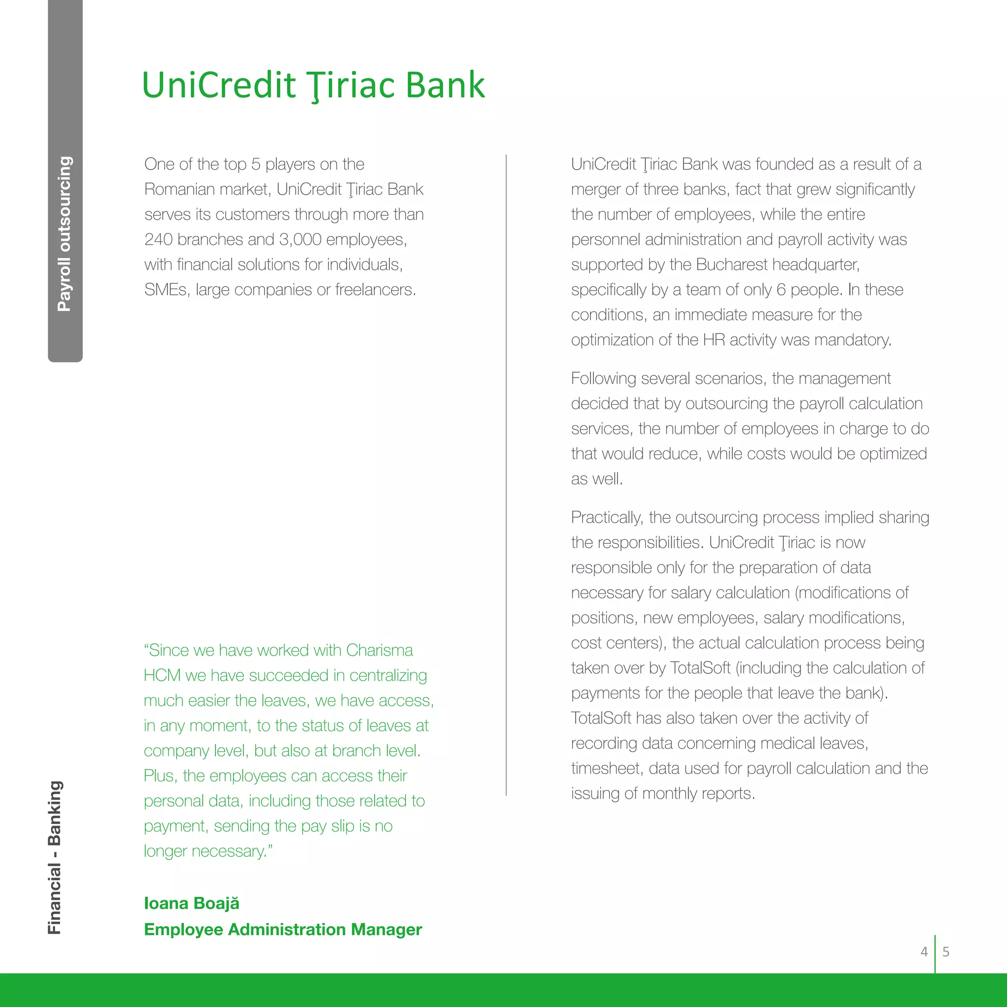 Charisma HCM Success Stories | PDF