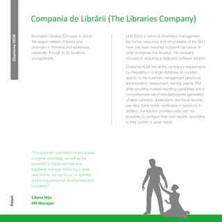 Charisma HCM Success Stories | PDF