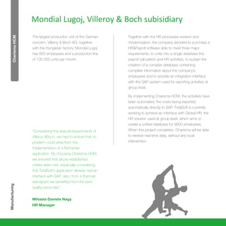 Charisma HCM Success Stories | PDF