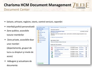 Charisma HCM document management | PPTX