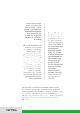 Charisma HCM | PDF
