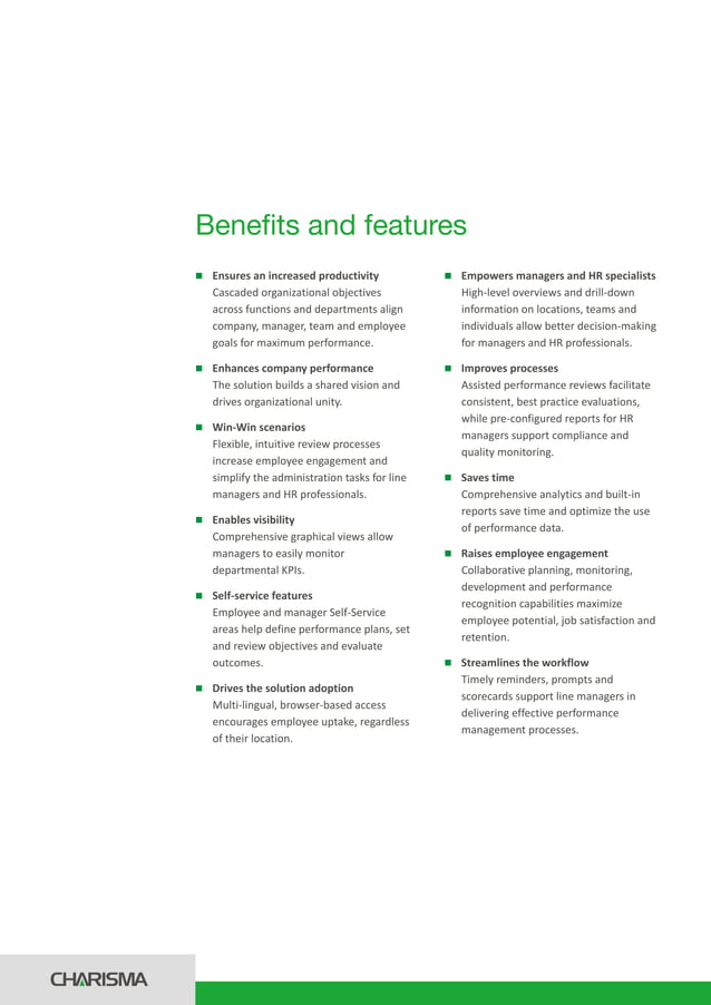 Charisma Talent Management | PDF