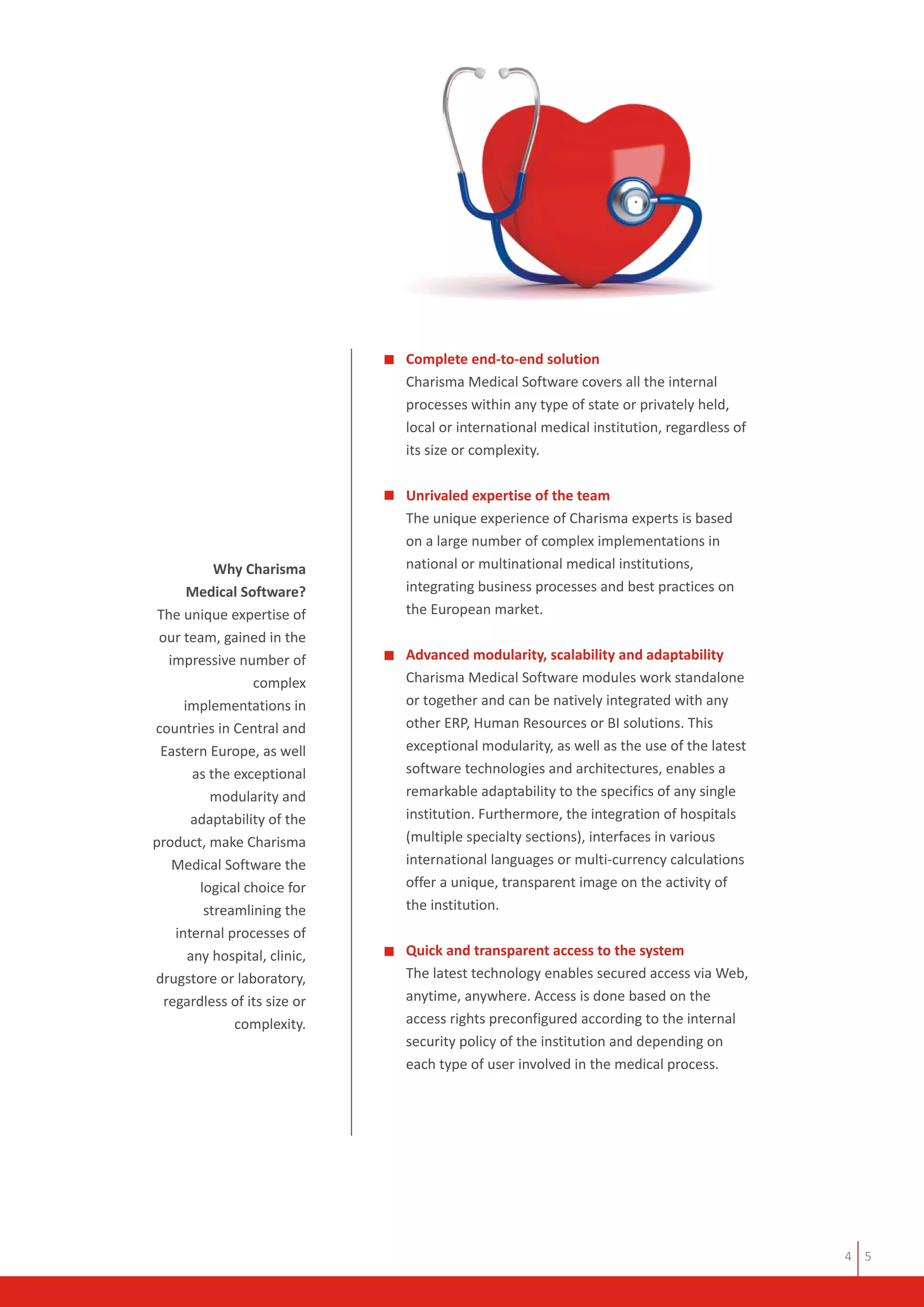 Charisma Medical Software | PDF