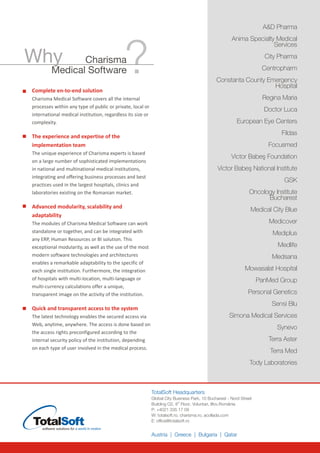 Charisma Medical Software | PDF