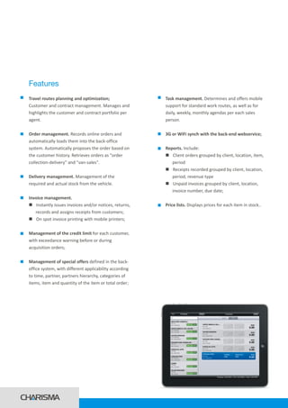 Charisma Mobile Solutions | PDF
