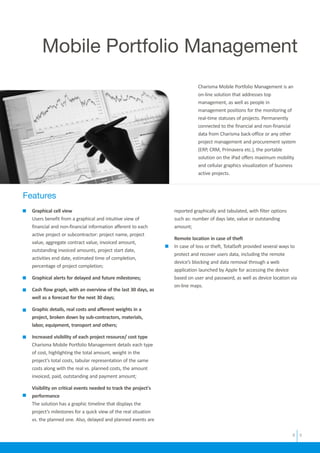 Charisma Mobile Solutions | PDF