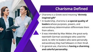 Educ 224, Educational Leadership (Charismatic Leadership).pptx