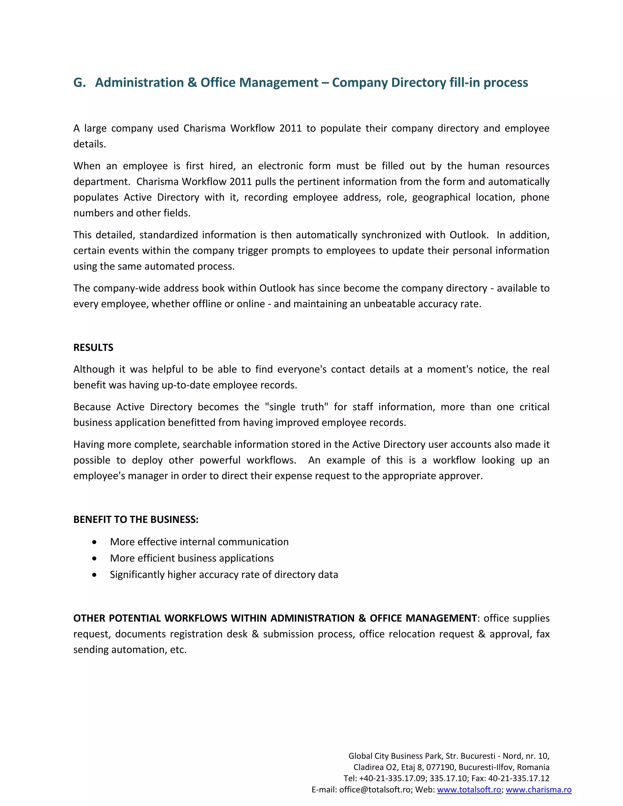 Charisma Workflow | PDF