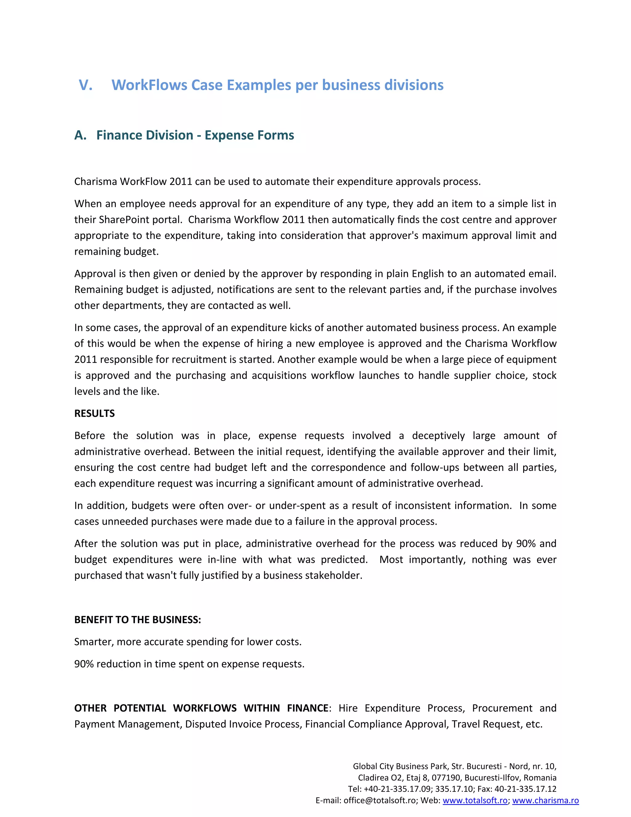 Charisma Workflow | PDF