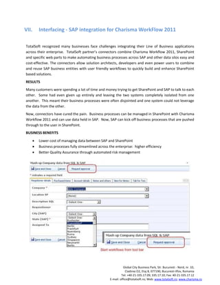 Charisma Workflow | PDF