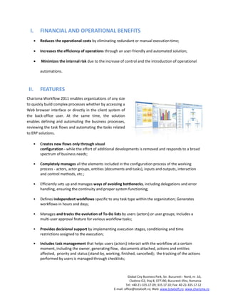 Charisma Workflow | PDF
