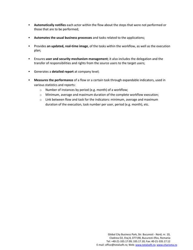 Charisma Workflow | PDF