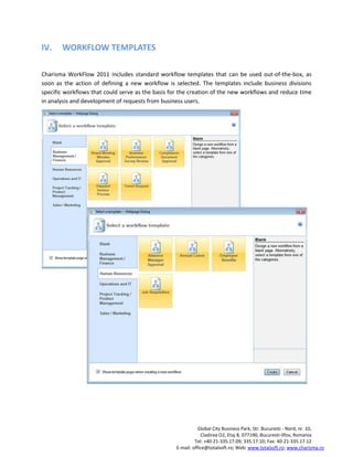 Charisma Workflow | PDF