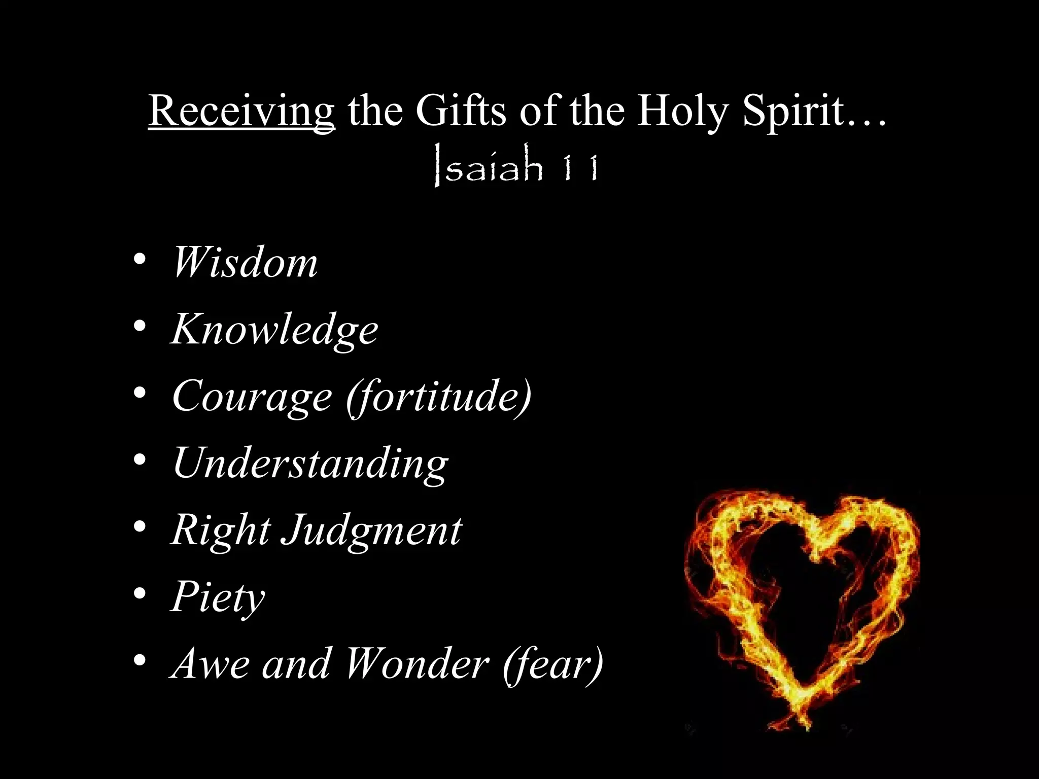 Spiritual Gifts, Talents and Fruits | PPT