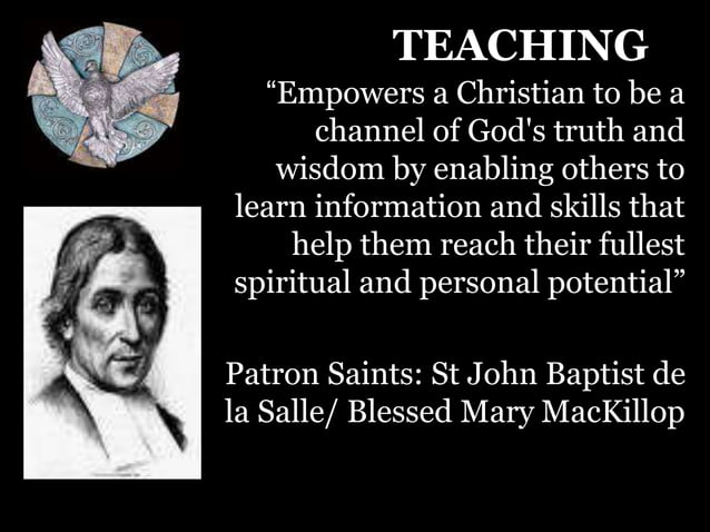 Charisms and spiritual gifts in a catholic context. | PPT ...