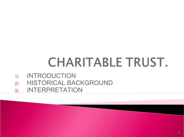 Charitable trust | PPT