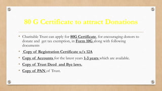Charitable trust ppt | PPTX