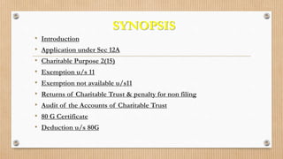 Charitable trust ppt | PPTX