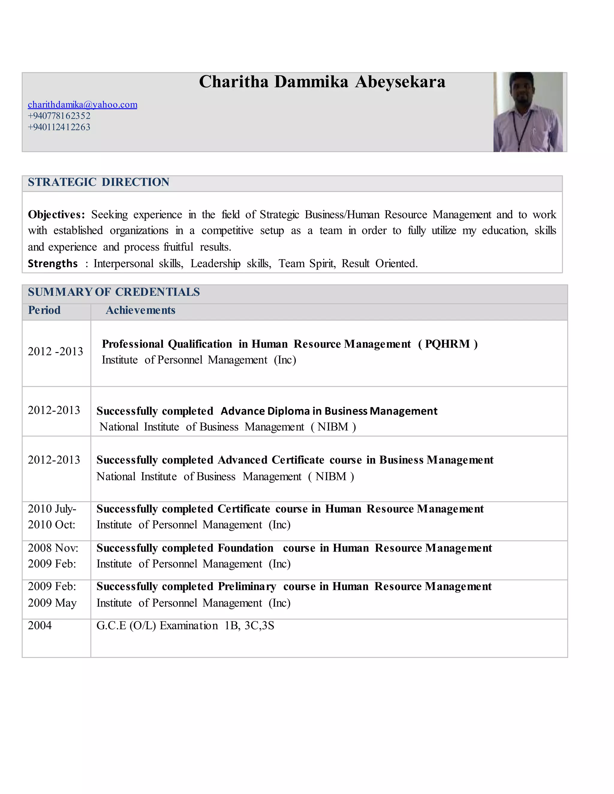 Charitha _ Updated CV | DOCX