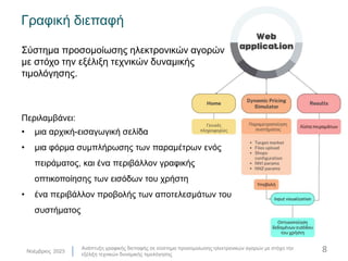 Ανάπτυξη γραφικής διεπαφής σε σύστημα προσομοίωσης ηλεκτρονικών αγορών ...