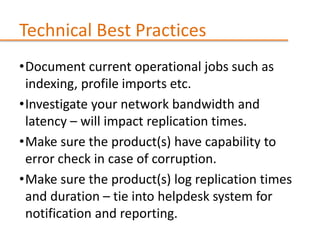 SharePoint replication | PPTX