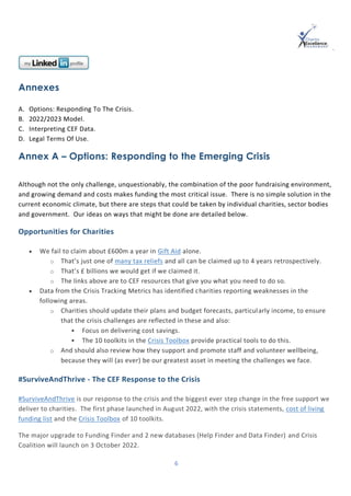 Charity Excellence Crisis Impact Assessment & Forecast For Grant Makers ...