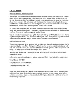 Charity finalized | PDF