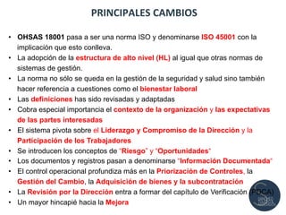 ISO 45001 "Sistemas de Gestión de la Seguridad y Salud en el Trabajo" | PDF