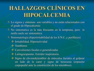 hipoglucemia e hipocalcemia y membrana hialina | PPTX