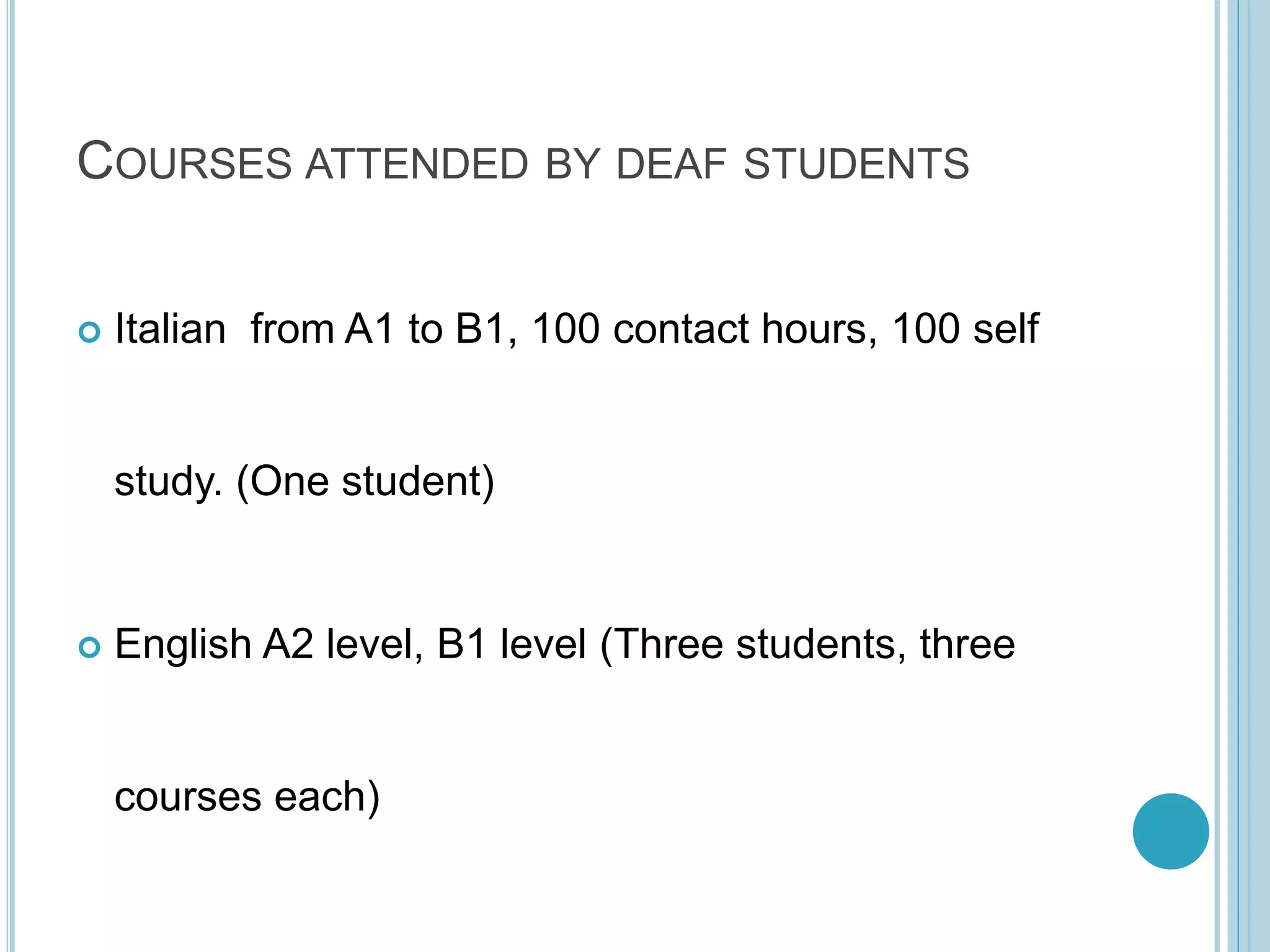 Practical example of a curricular adaptation of learning languages for ...