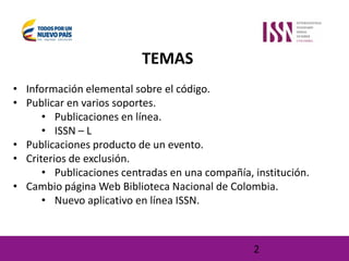 Usos y beneficios del número ISSN | PDF | Technology & Computing