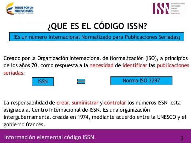 Usos y beneficios del número ISSN
