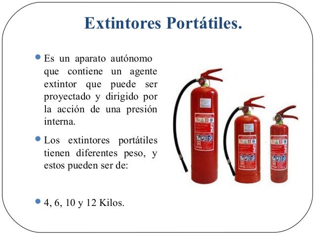 Uso Y Manejo De Extintores
