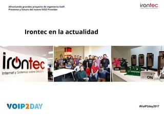 Presente y futuro del nuevo IVOZ Provider | PDF
